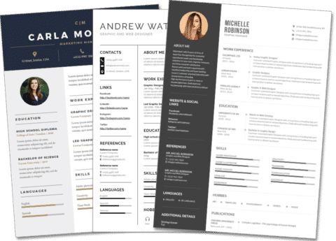 Thai Resume - สร้างเรซูเม่ของคุณโดยใช้เทมเพลต Pro ของเรา