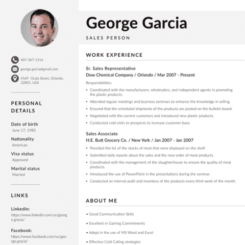 Sales Resume Examples | Guide With Samples To Get Interviews